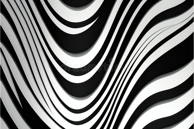 Wavy Monochrome Backdrop with Curved, Abstract, Backgrounds Stock ...