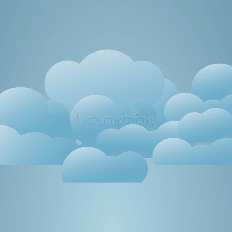 Illustration Of Weather Conditions. Overcast Stock Vector ...