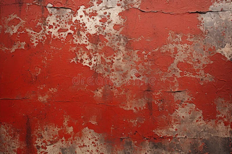 Illustration of a Weathered and Distressed Wall with Rust and Faded ...