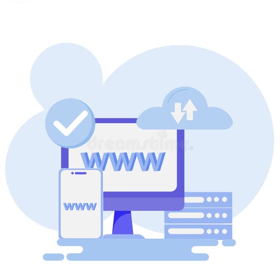 Hosting Services, Web Hosting Services, Secure Website Hosting. Stock ...