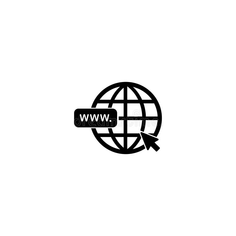 Illustration of Website Icon and Simple Flat Symbol for Website,mobile ...