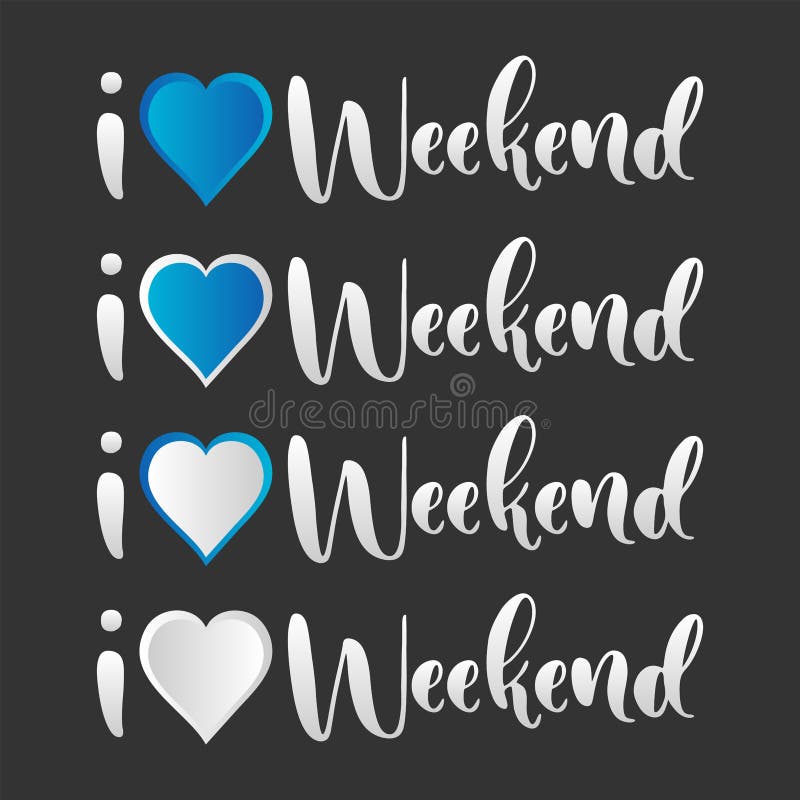 Illustration of a Weekend Loading Postcard in Rainbow Colors. Stock ...