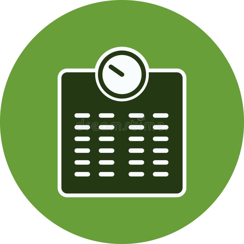 Illustration Weighting Machine Icon for Personal and Commercial Use ...