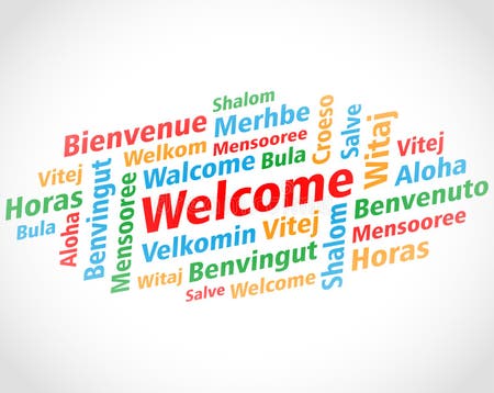 Welcome Different Languages Stock Illustrations – 812 Welcome Different ...