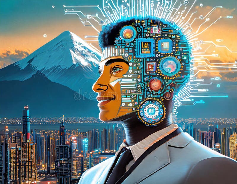 An Illustration of What Artificial Intelligence Would Look Like As a ...