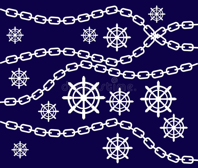 Illustration of the Wheel with Chain Stock Vector - Illustration of ...