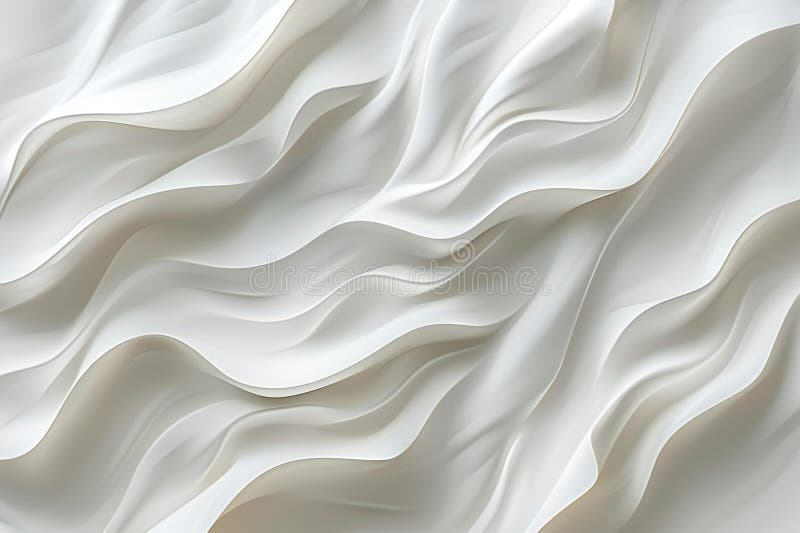 White Abstract Wavy Background Stock Illustration - Illustration of ...