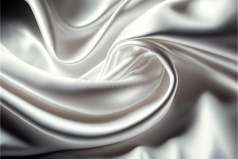White Fabric Silk Texture, Digital Illustration Painting Stock ...