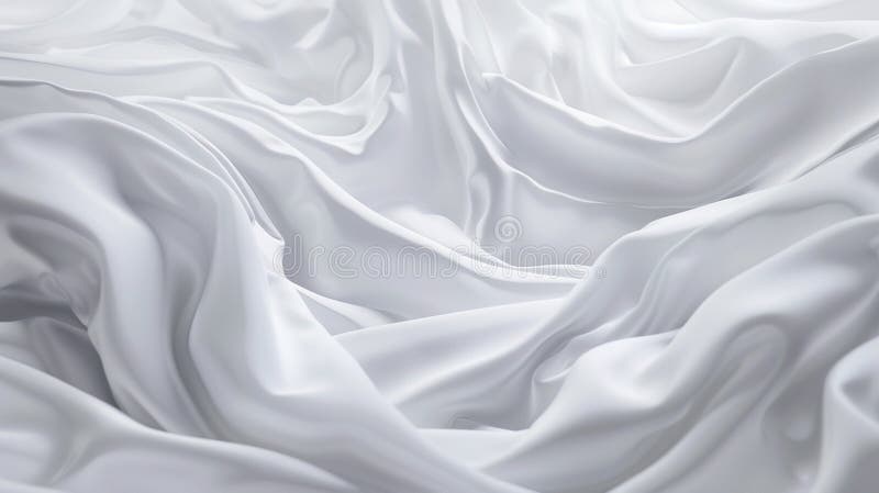 An Illustration of a White Fabric in a Subtle and Elegant Pattern Stock ...