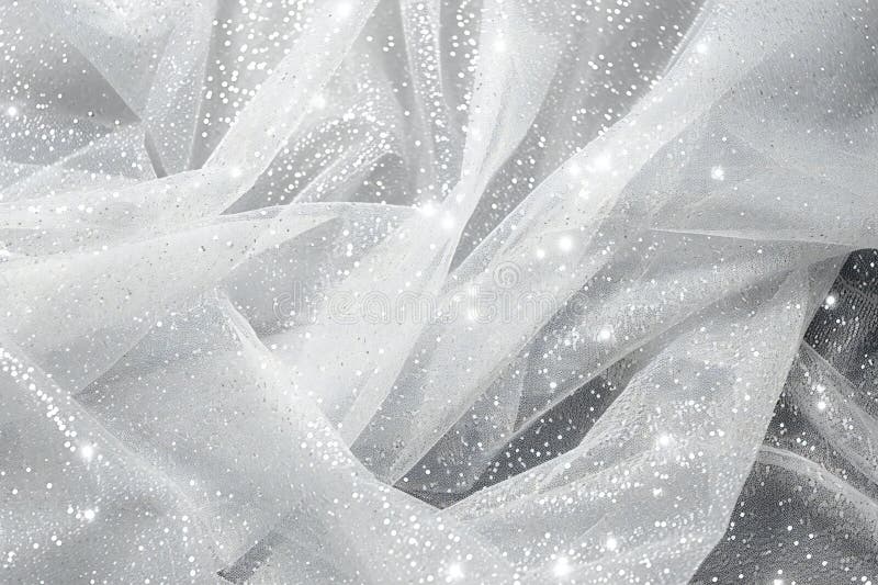 White Fabric Texture, Background, Pattern, White Tulle Fabric Texture ...