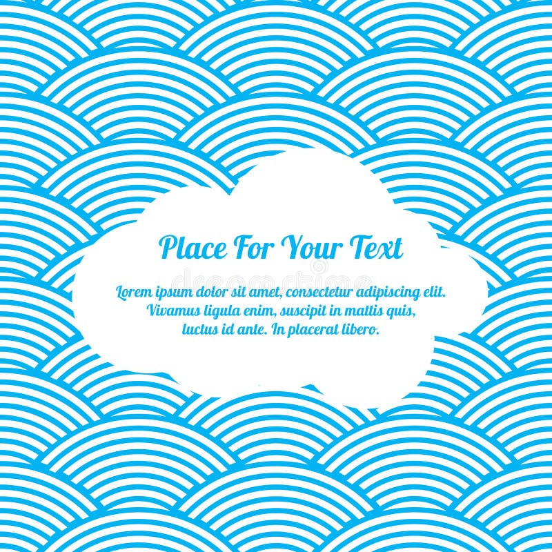 Waves Shape Text Box Stock Illustrations – 46 Waves Shape Text Box ...