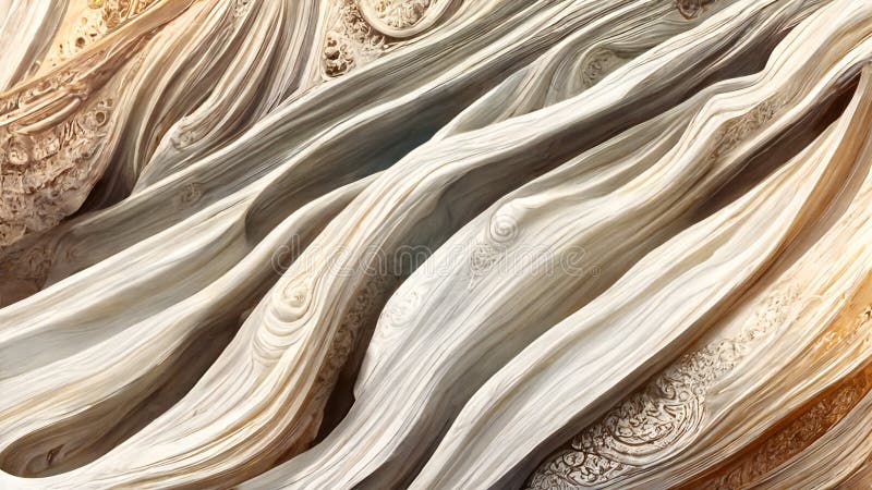 White Seamless Wave Texture Pattern, Highly Detailed Texture Surface ...