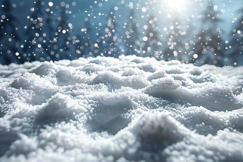 White Snow Background, Flat Texture, Top View, High Resolution, High ...