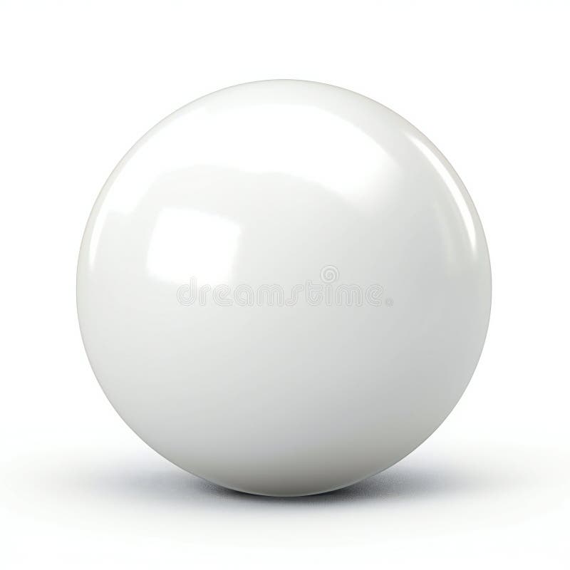White Sphere on a White Background Stock Illustration - Illustration of ...