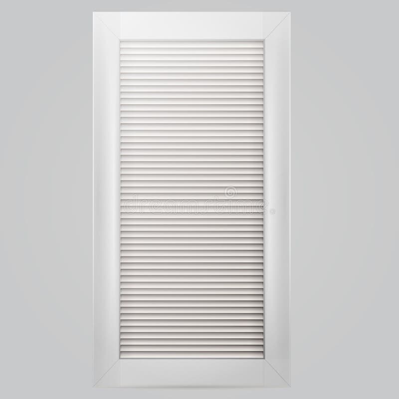 Illustration of White Window Shutters Stock Vector - Illustration of ...