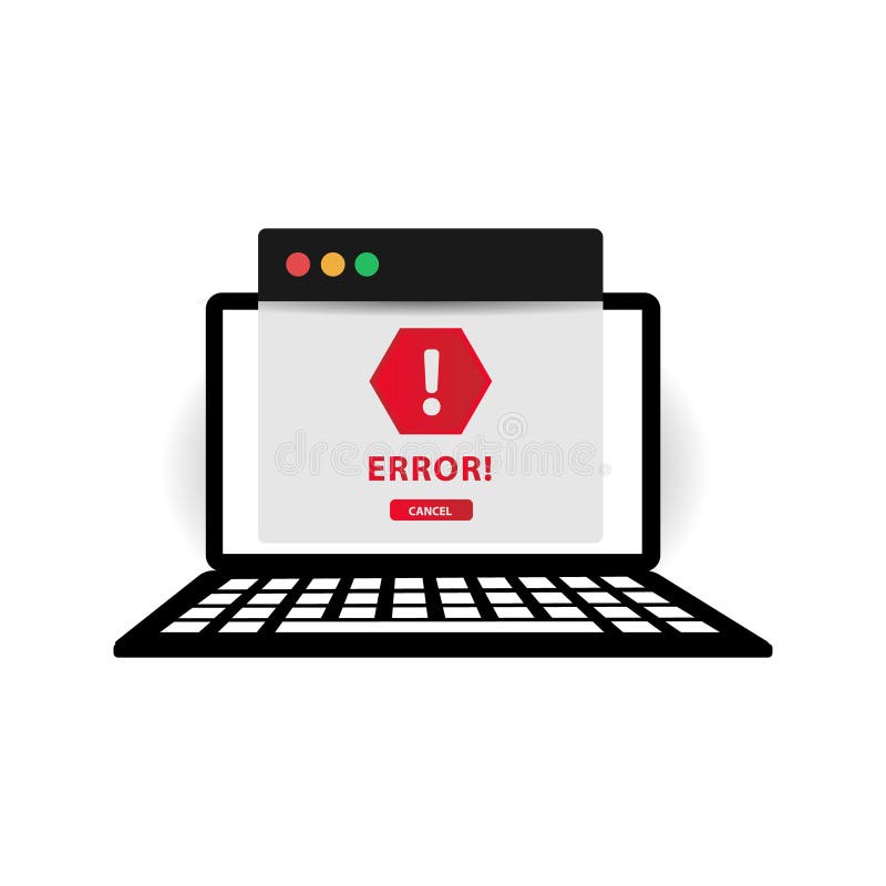 Error Windows Stock Illustrations – 431 Error Windows Stock ...