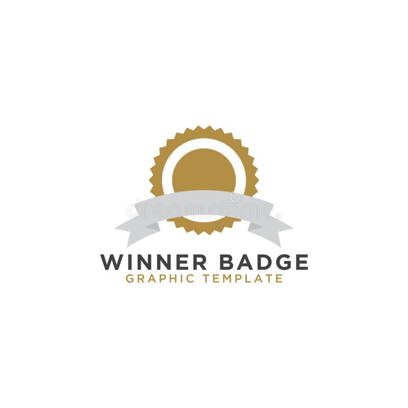 Winner Badge Grain Graphic Design Element Template Vector Illustration ...