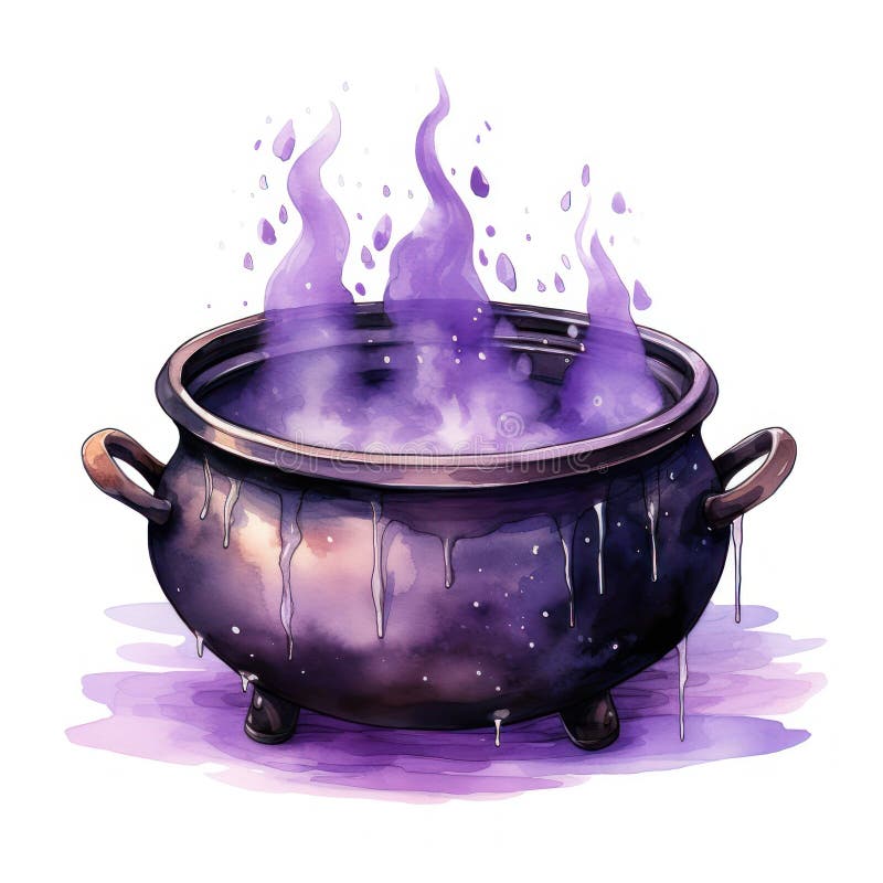 Illustration of a Witch S Cauldron with Magic Potion. Generative AI ...