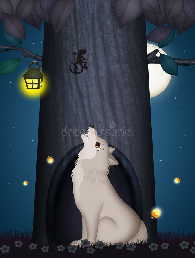 Den Wolf Stock Illustrations – 82 Den Wolf Stock Illustrations, Vectors ...