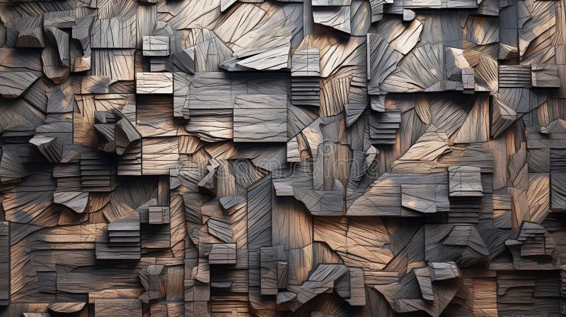 Illustration of a Wood-cut Drawing for a Panel,Generated by AI Stock ...