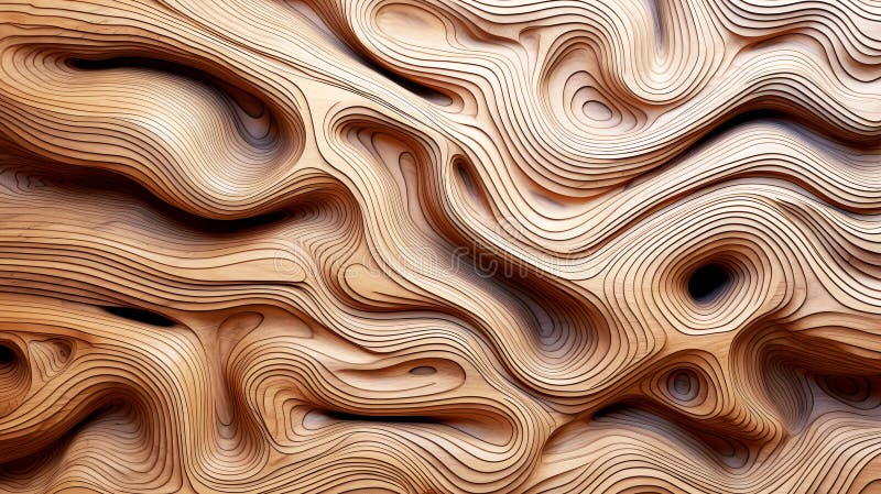 Illustration of a Wood-cut Drawing for a Panel,Generated by AI Stock ...