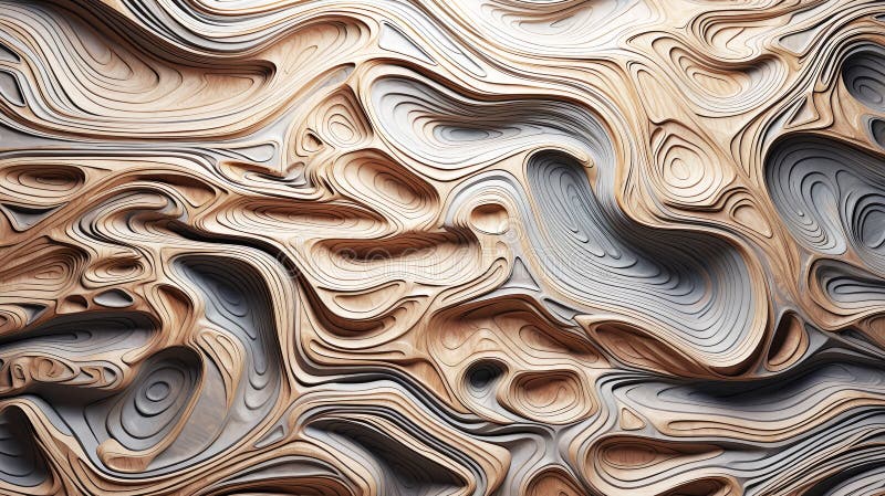 Illustration of a Wood-cut Drawing for a Panel,Generated by AI Stock ...