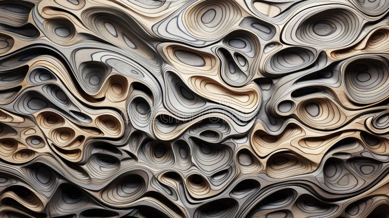 Illustration of a Wood-cut Drawing for a Panel,Generated by AI Stock ...