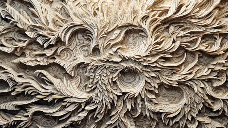 Illustration of a Wood-cut Drawing for a Panel,Generated by AI Stock ...