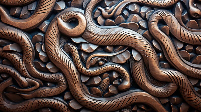 Illustration of a Wood-cut Drawing for a Panel,Generated by AI Stock ...