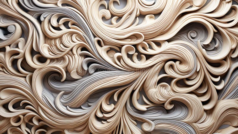 Illustration of a Wood-cut Drawing for a Panel,Generated by AI Stock ...