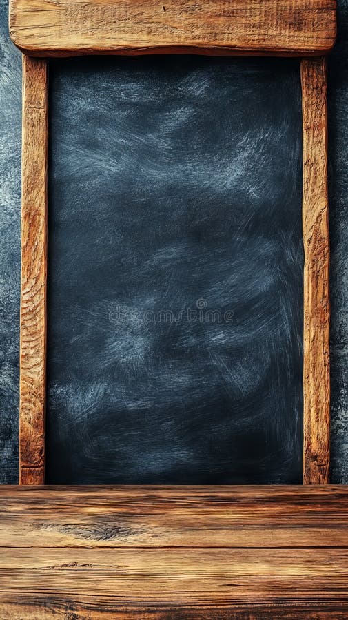 Illustration of a Wooden Tabletop with a Gray Background Stock Photo ...