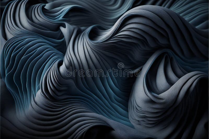 Wool Texture Ripple, Digital Illustration Painting, Highly Detailed ...