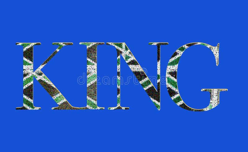 Illustration of the Word KING Stock Illustration - Illustration of firm ...