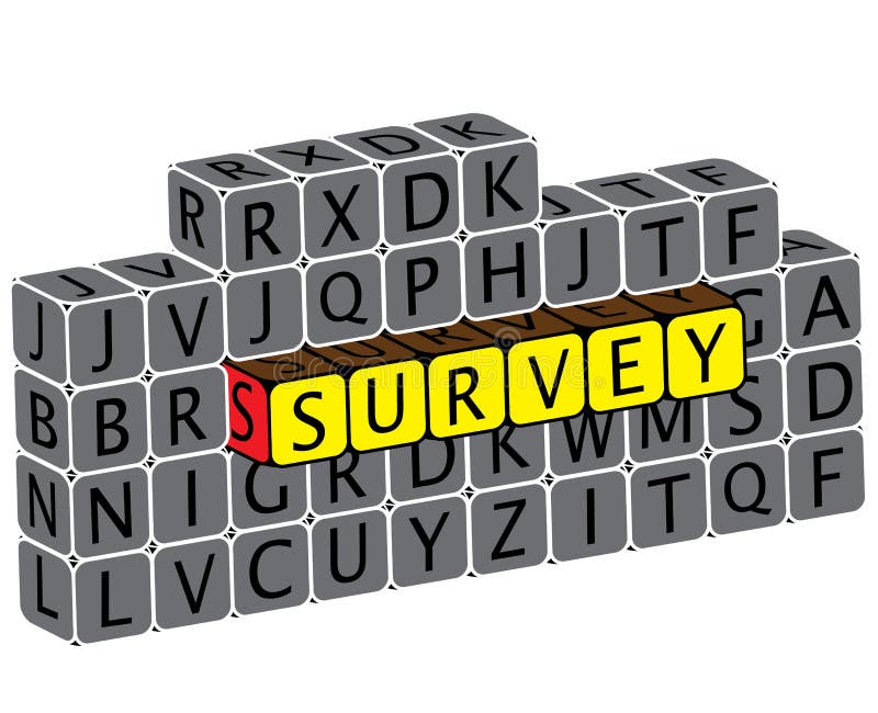 Survey Word Checklist Clipboard Polling Customers Feedback Stock ...