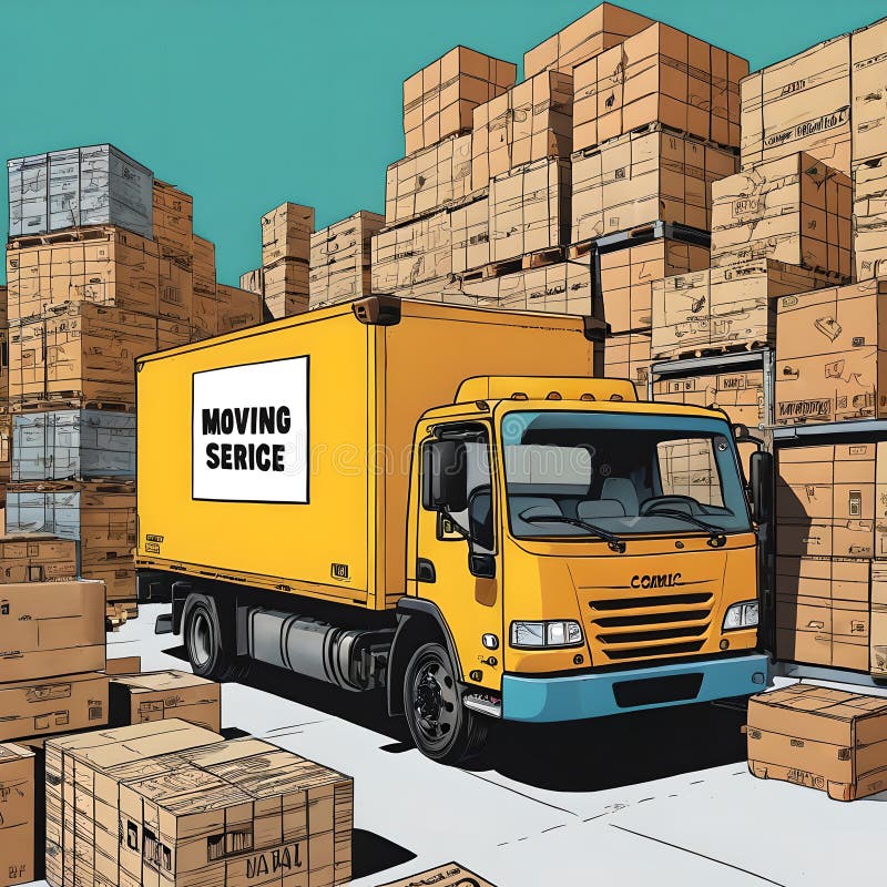 Cartoon Cargo Carry Goods Stock Illustrations – 1,148 Cartoon Cargo ...