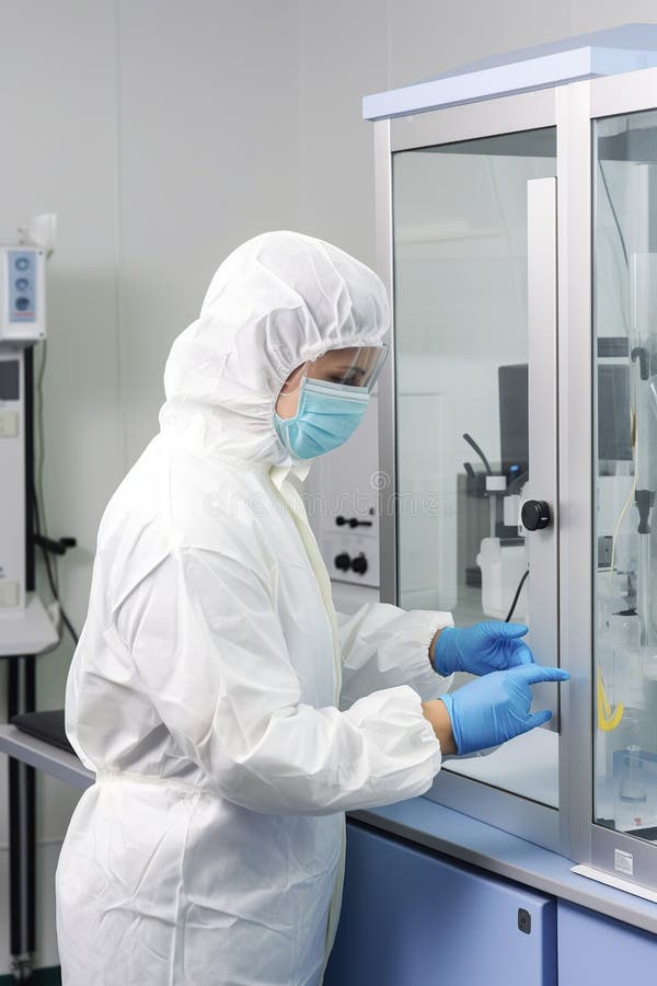 Illustration Working in the Laboratory with a High Degree of Protection ...