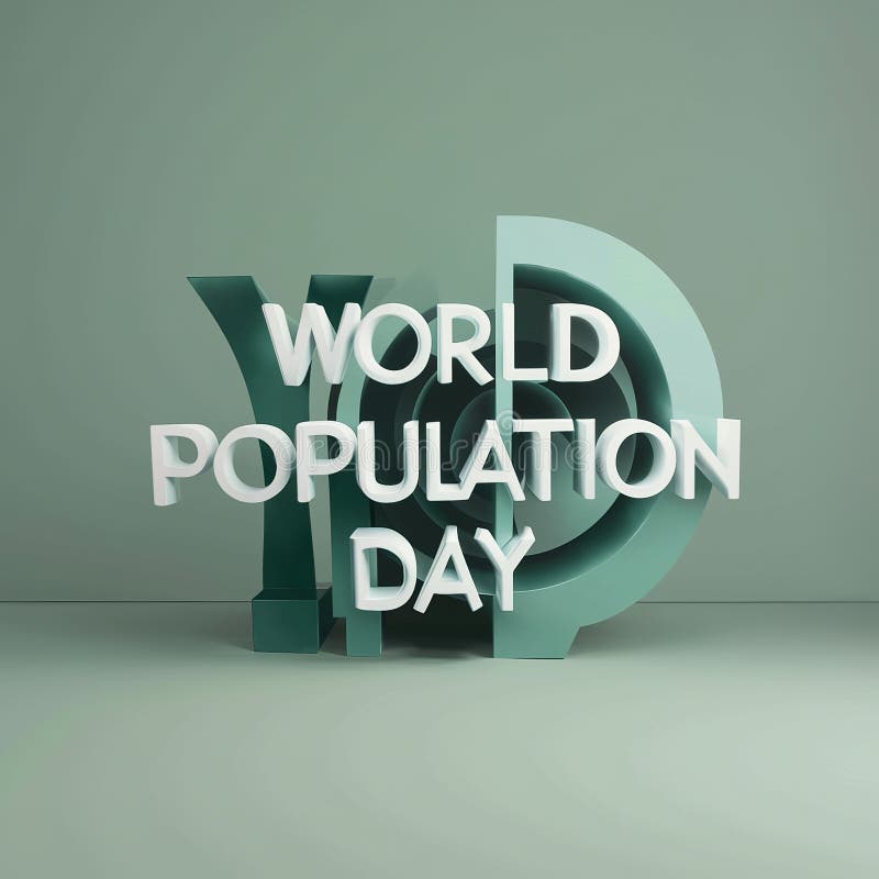 Illustration of World Population Day Concept, 11July. Explosion of ...