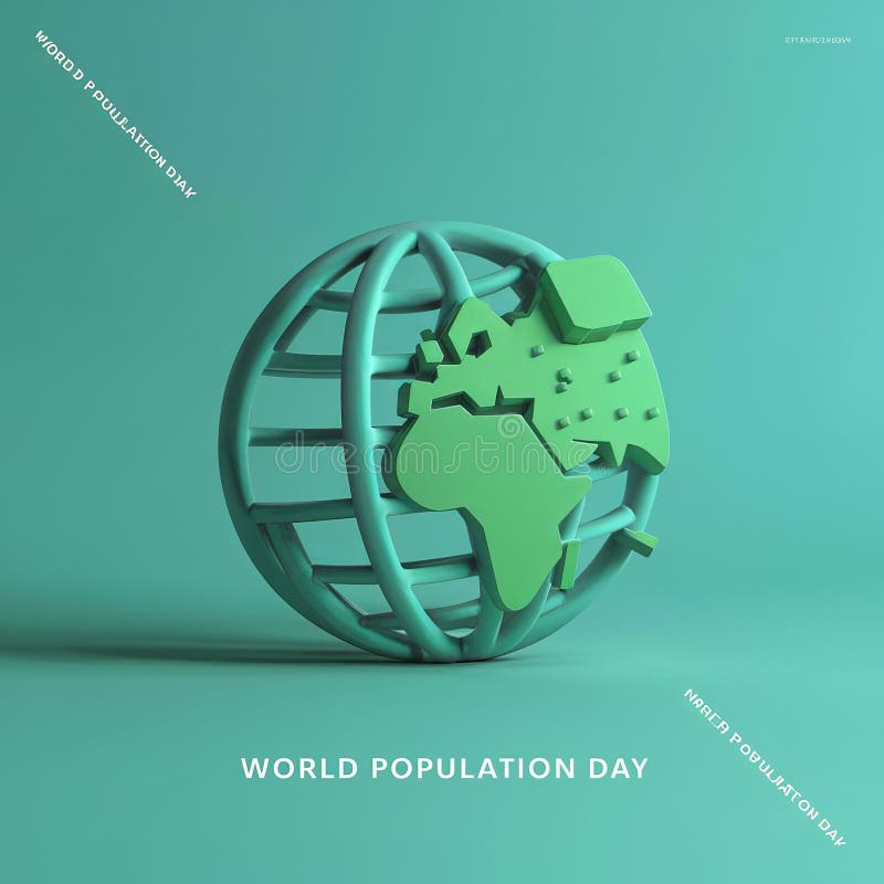 Illustration of World Population Day Concept, 11July. Explosion of ...