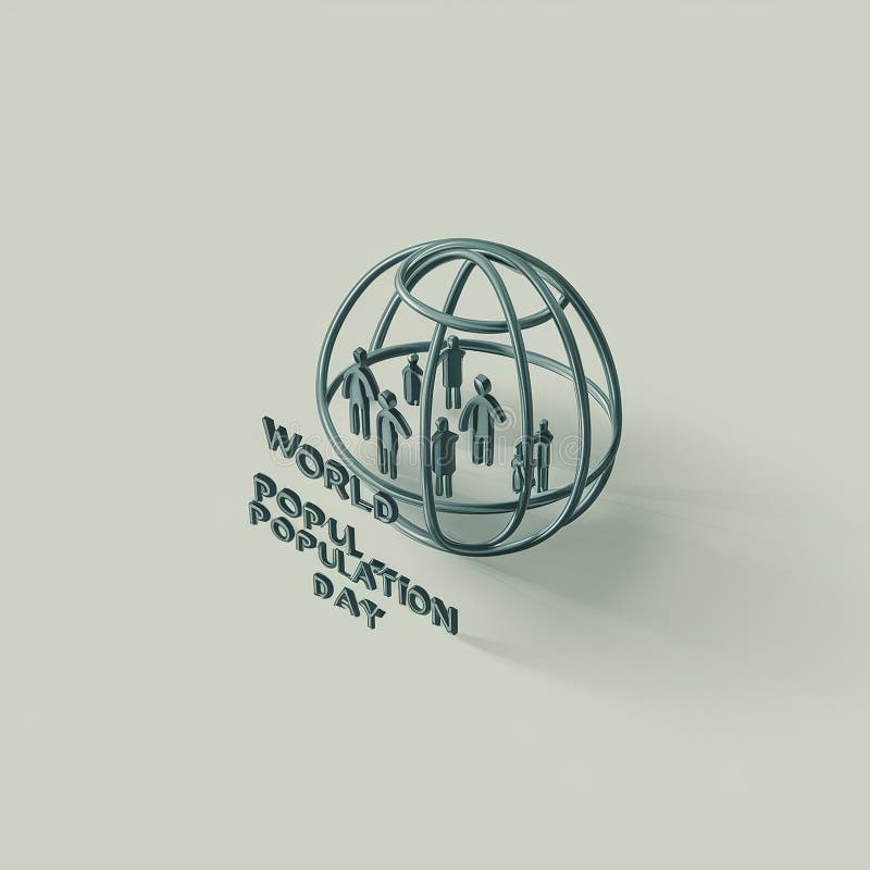 Illustration of World Population Day Concept, 11July. Explosion of ...