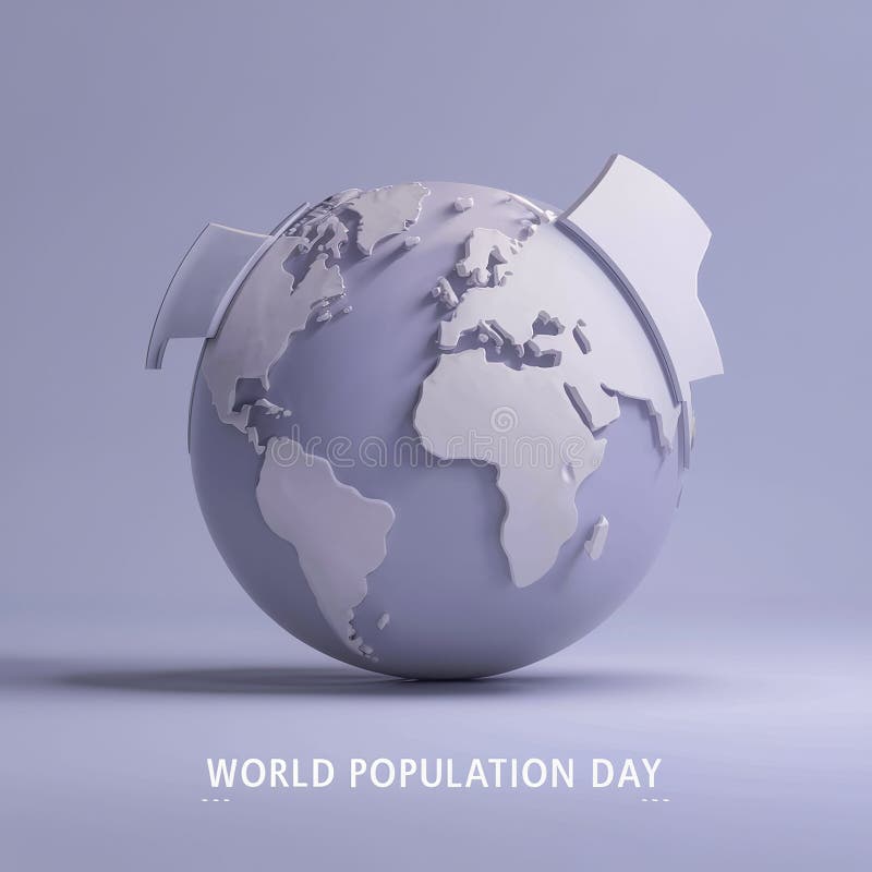 Illustration of World Population Day Concept, 11July. Explosion of ...