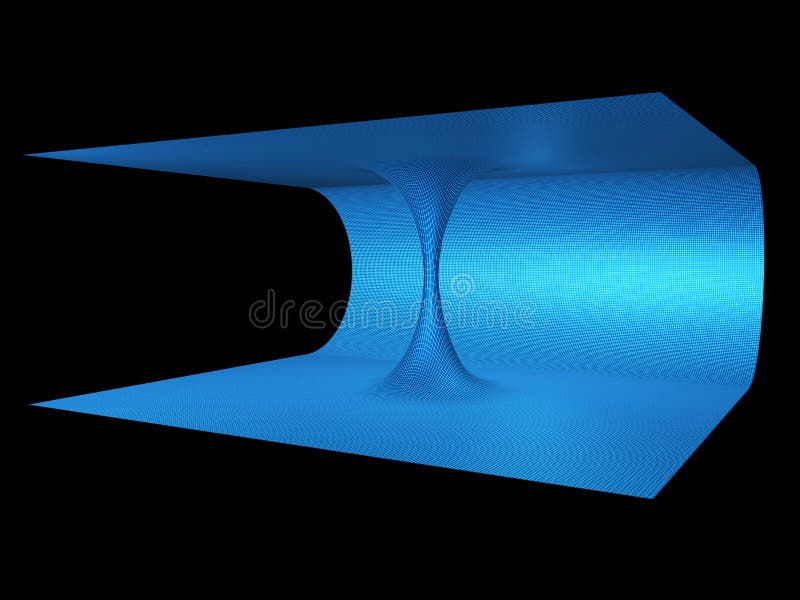 Illustration of wormhole. stock illustration. Illustration of curve ...