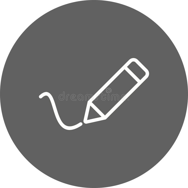 Illustration Writing Icon for Personal and Commercial Use. Stock ...