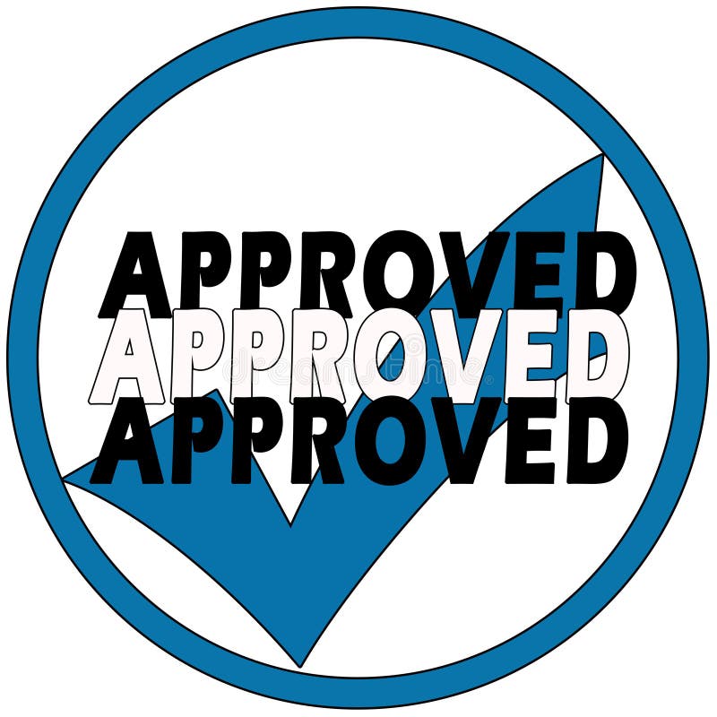 Illustration of Written Words Indicating that the Application Has Been ...