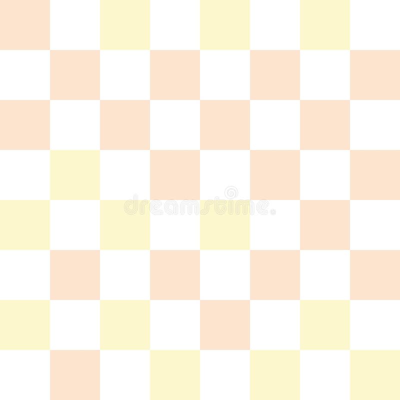 Yellow and Orange Pastel Checkerboard Pattern Background. Stock Vector ...