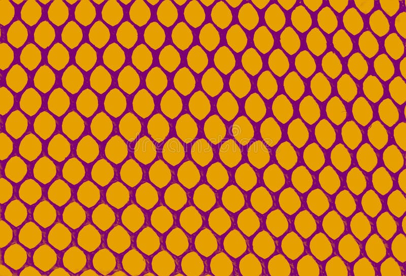 Illustration of Yellow and Purple-colored Texture Fence Net Stock ...