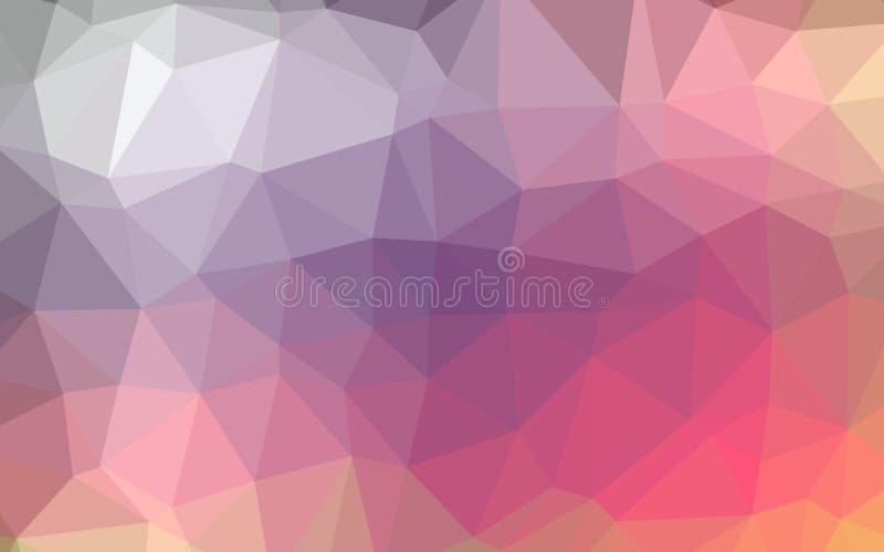 Illustration of Yellow, Red and Blue Triangle Polygon Background. Stock ...