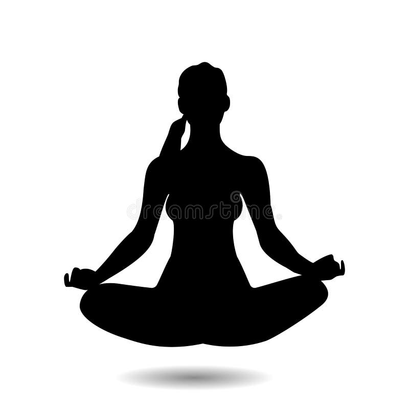 Yoga Sitting Shadow Stock Illustrations – 302 Yoga Sitting Shadow Stock ...