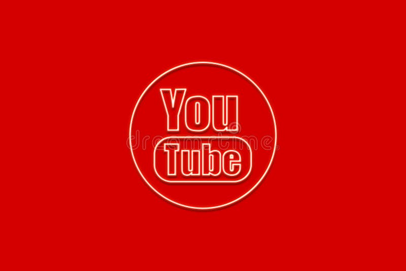Illustration of YouTube Icon Set Editorial Stock Photo - Illustration ...