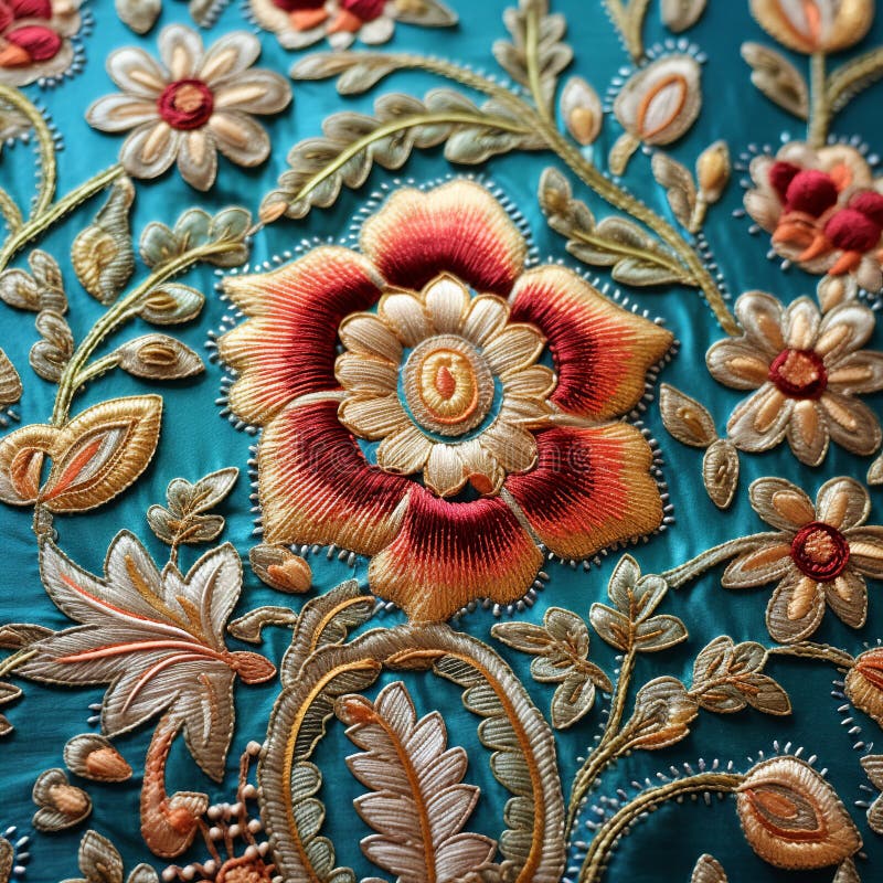 Illustration of Zardozi Embroidery Karchobi Embroidery HandWork ...