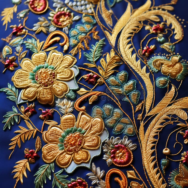 Illustration of Zardozi Embroidery Karchobi Embroidery HandWork ...